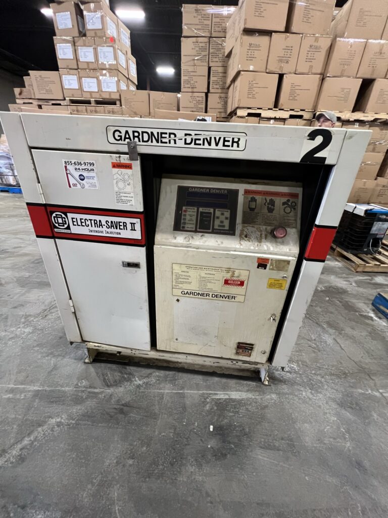 Used Gardner Denver Electra Saver II 50 HP 575V Air-cooled 100 PSI ...